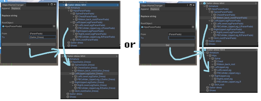 [FREE]Object Name Changer - UnityEditor Extention - ParanPado - BOOTH
