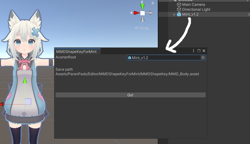 [FREE]MMDShapeKey - UnityEditor Extention - ParanPado - BOOTH