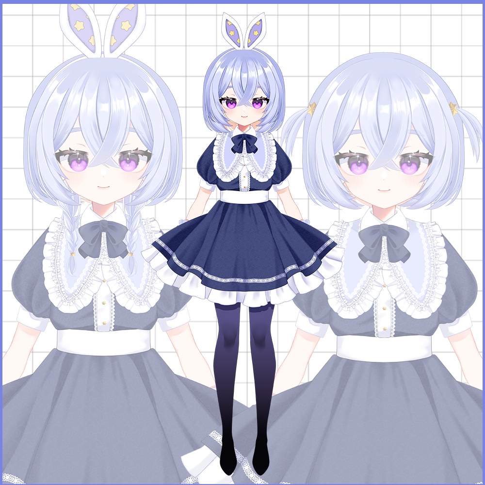 【汎用モデル】Vtuberモデル 星空の少女/Starry sky girl【VTS】【Live2D】 - TEAMILK BOOTH店 ...