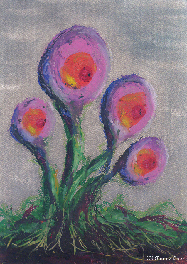 「連れ連れ草(ツレヅレグサ)」原画 8つ切サイズ - shunta-sato - BOOTH