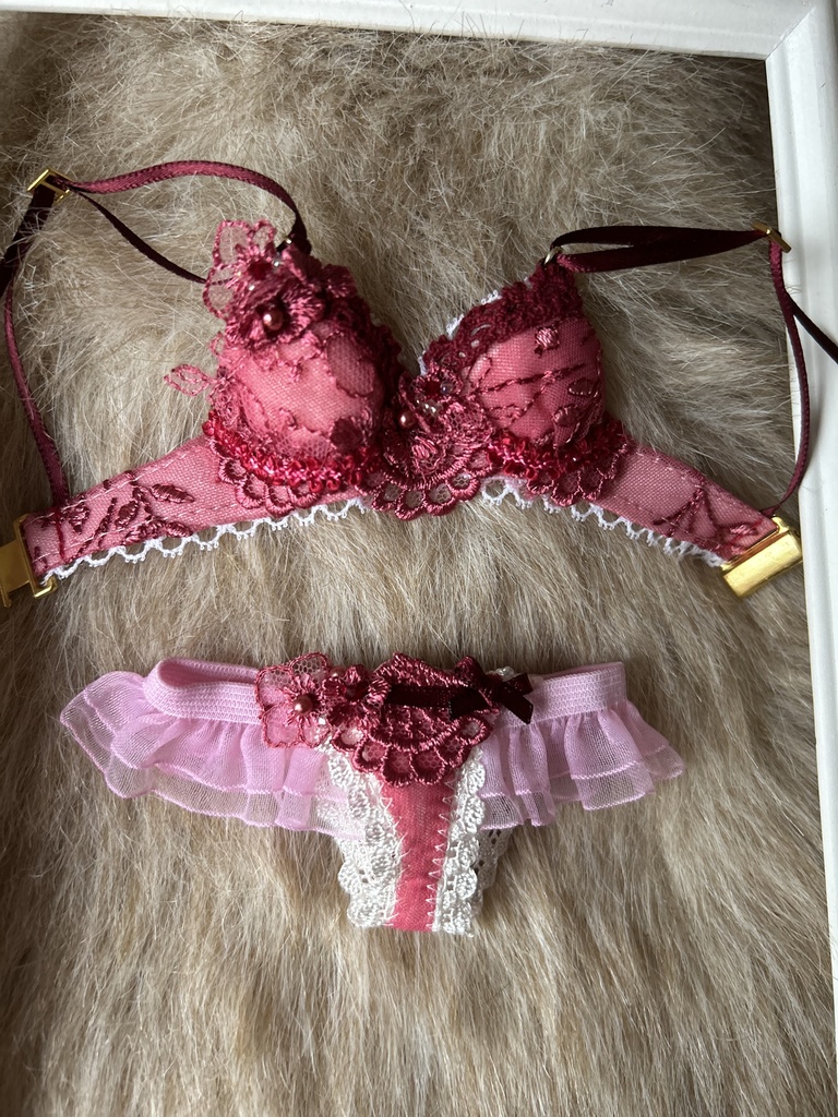 赤② MDD ランジェリーセット M胸推奨 （L胸S胸着用可能） - Dear Doll - BOOTH