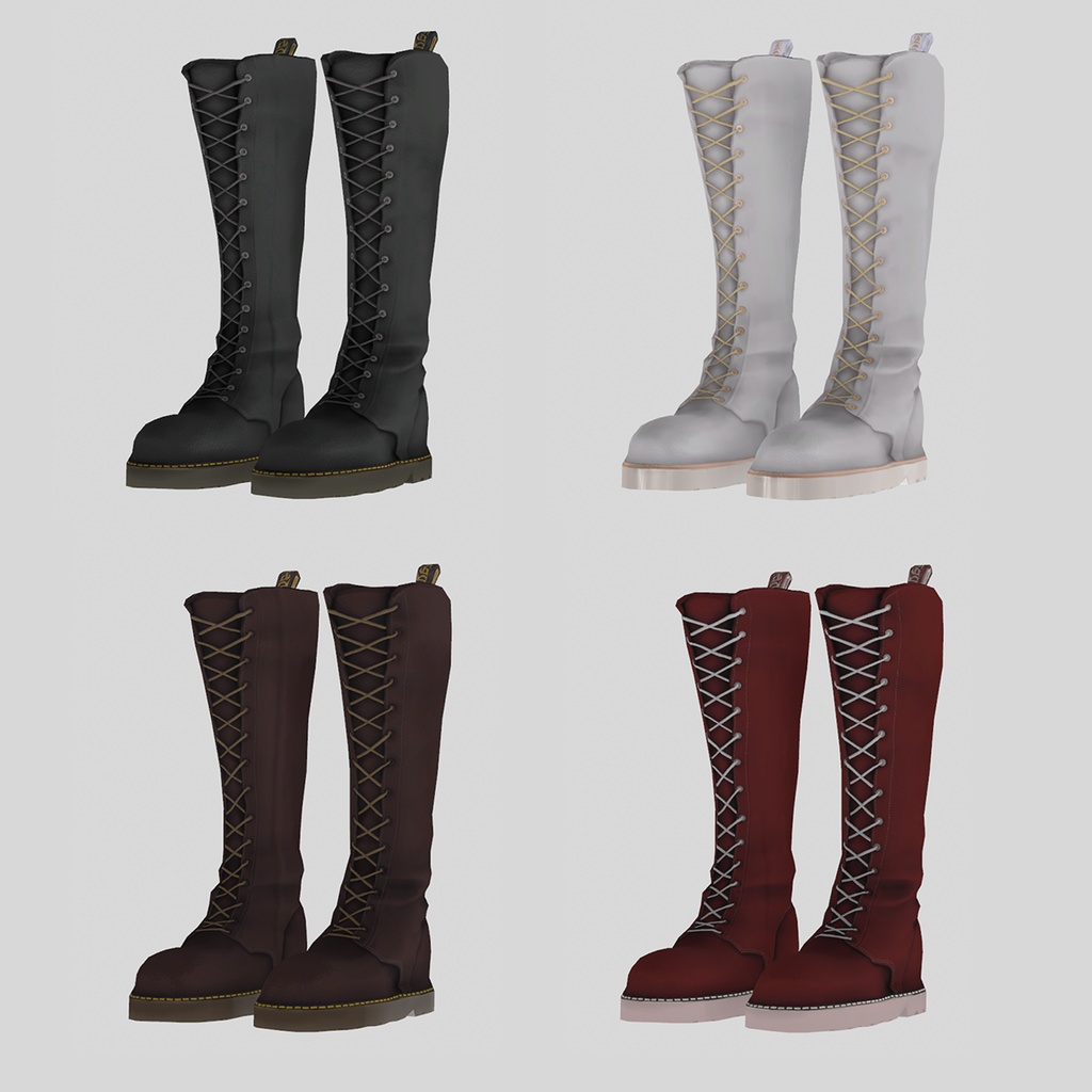 [ライム] Long Boots - Daft BlackSmith - BOOTH