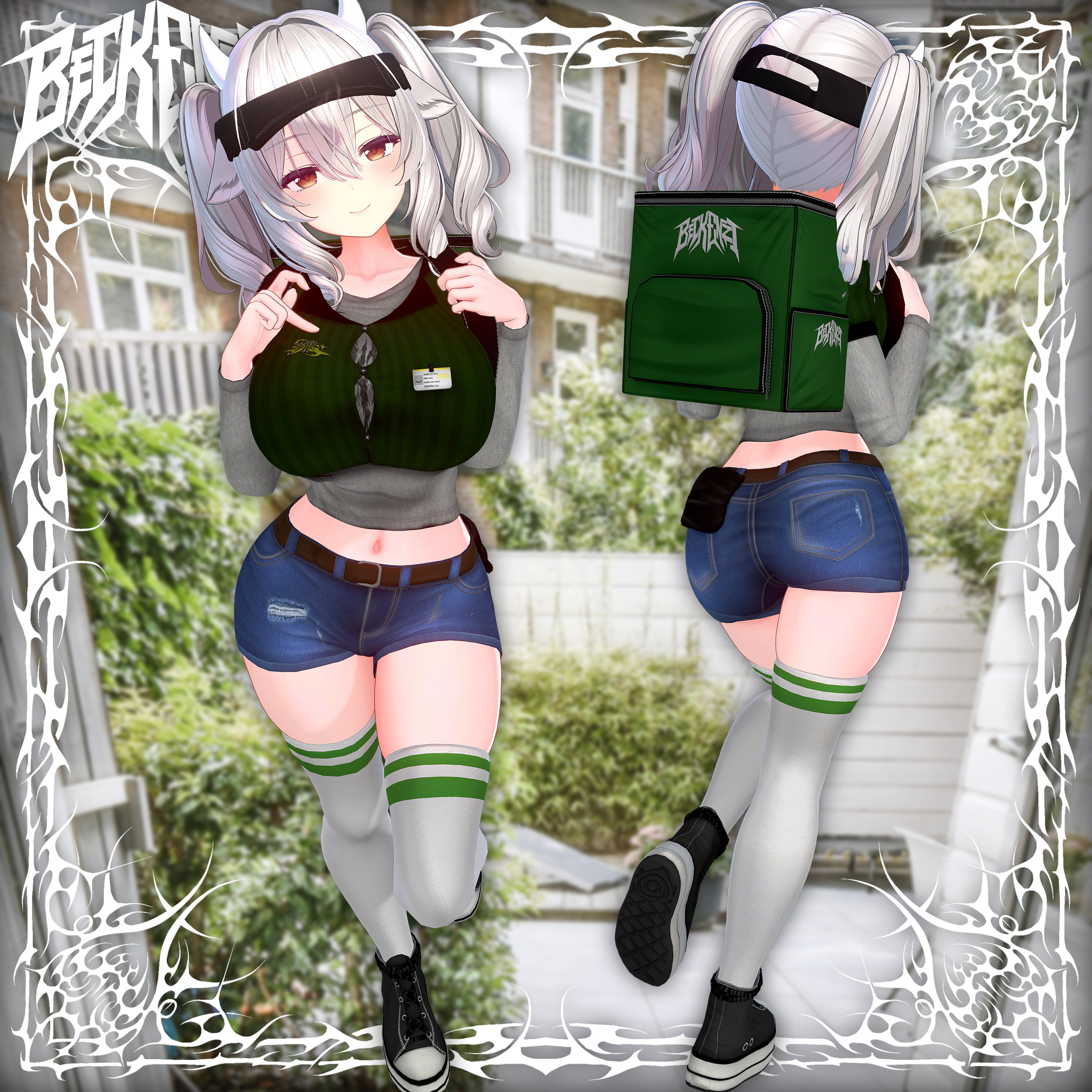 新発売セール BECKENZI Delivery Girl/配達の女の子🍕📫[15+アバタ/Avatars] - BECKENZI - BOOTH