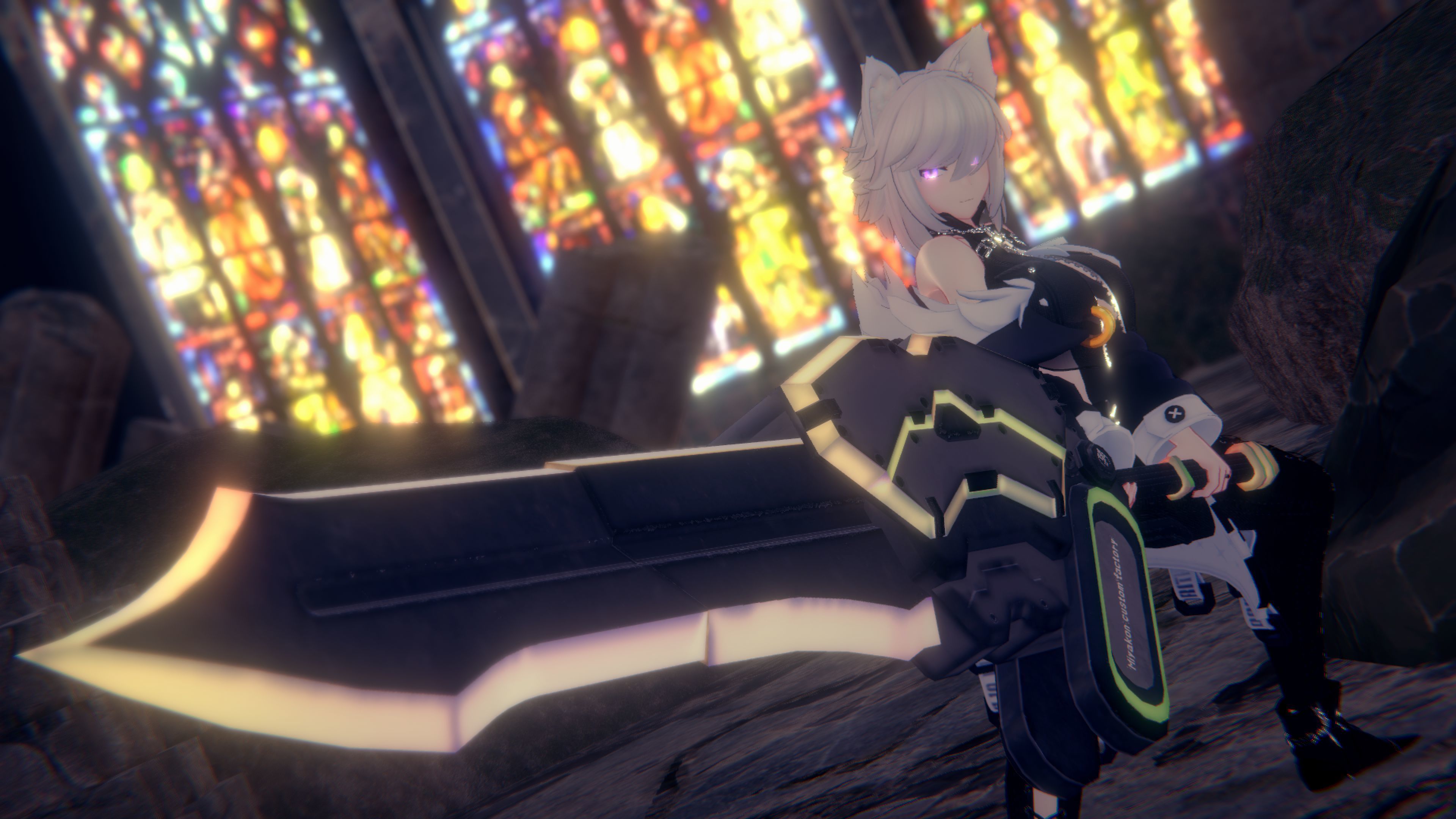 MCF Anti Beast Gunblade Loup Garou - Miyakon Custom Factory - BOOTH