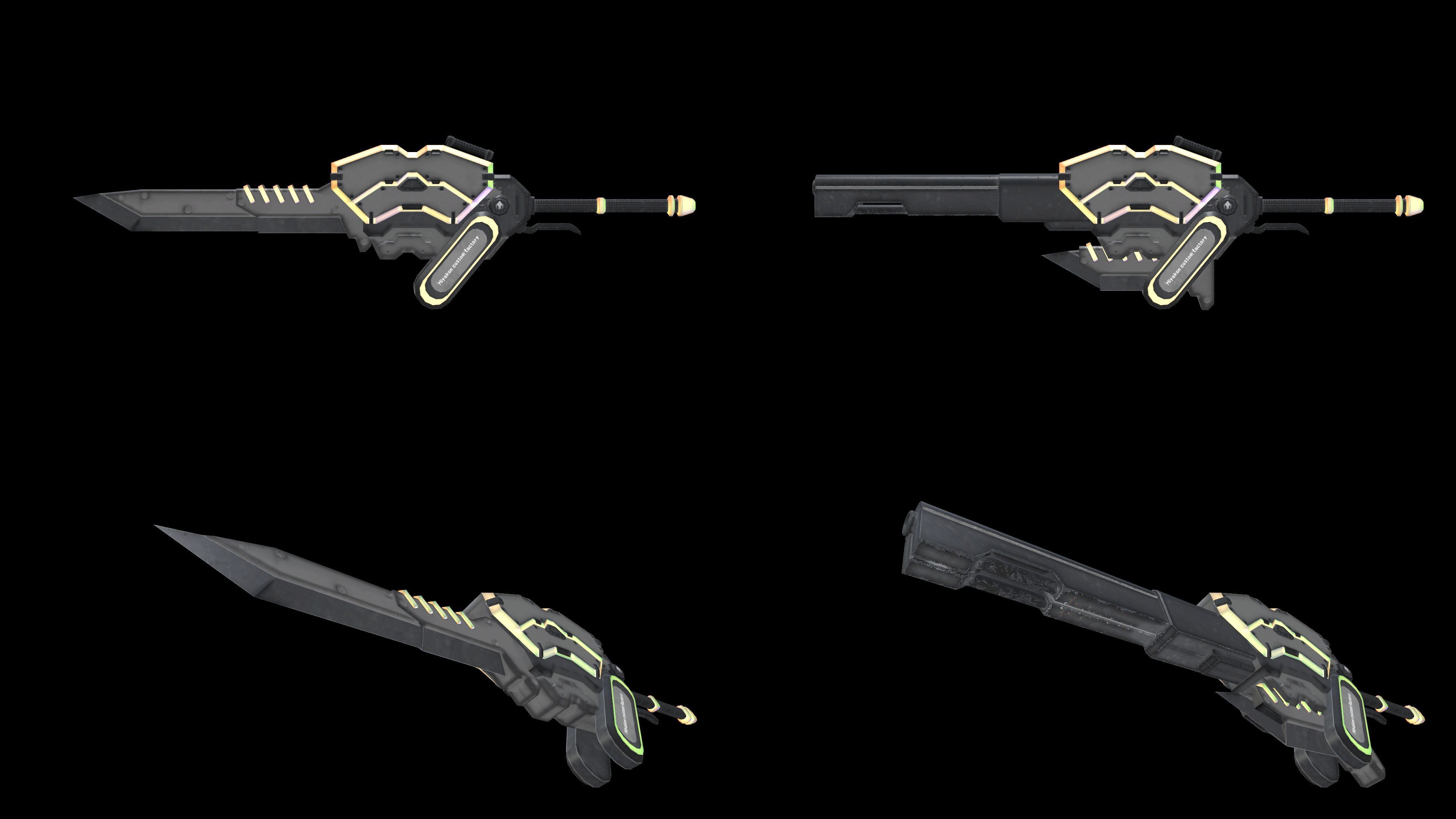 MCF Anti Beast Gunblade Loup Garou - Miyakon Custom Factory - BOOTH