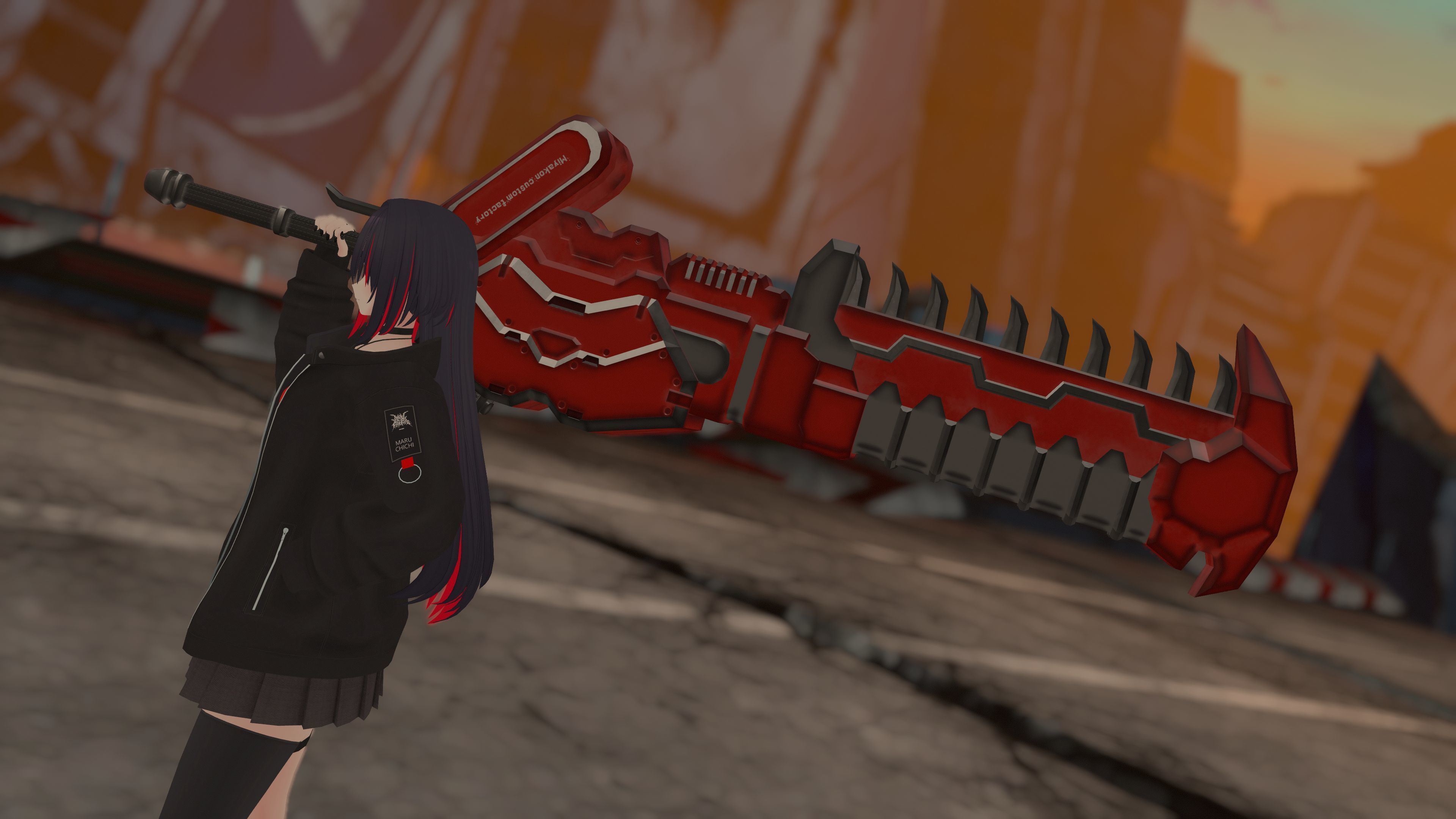 MCF Anti Beast Gunblade Loup Garou - Miyakon Custom Factory - BOOTH