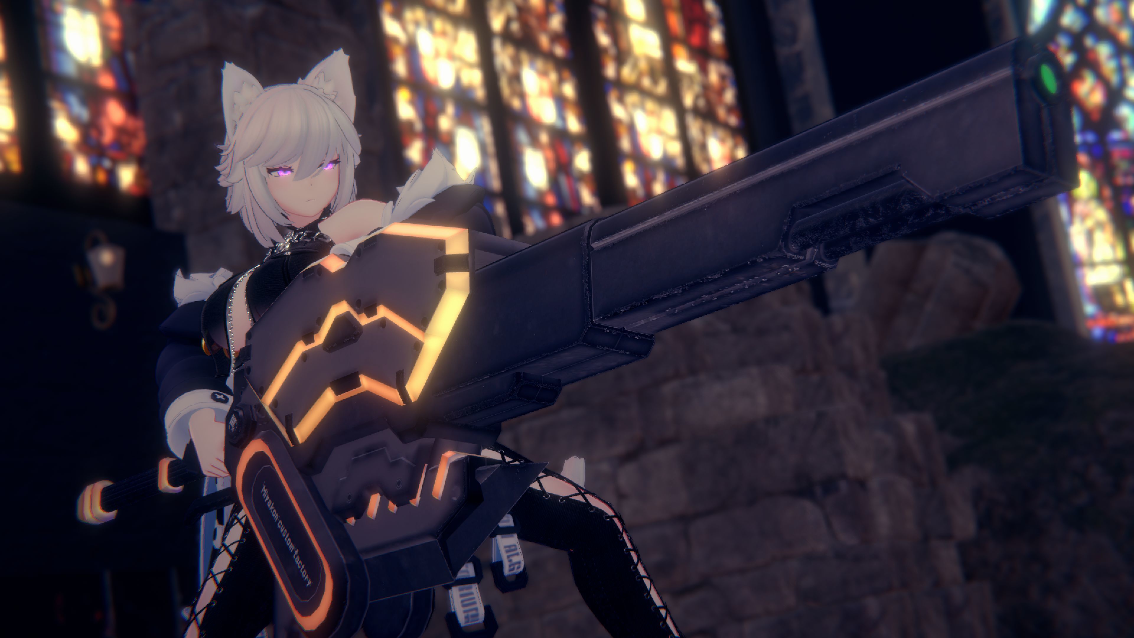 MCF Anti Beast Gunblade Loup Garou - Miyakon Custom Factory - BOOTH