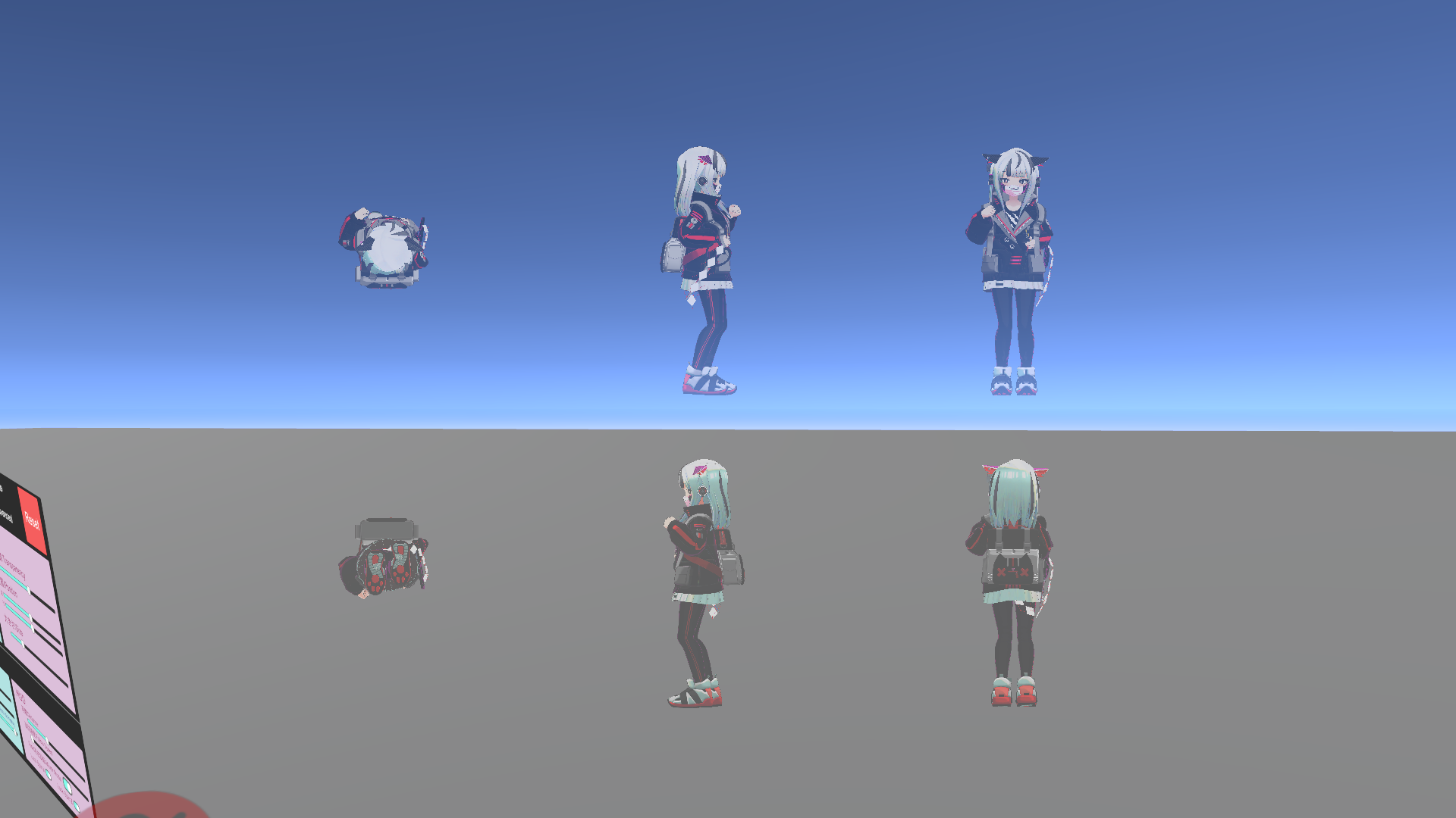 PoseViewCamera HUDでポーズ確認できるUDON【VRChat World用】 - メイド・イン・プラナリア - BOOTH