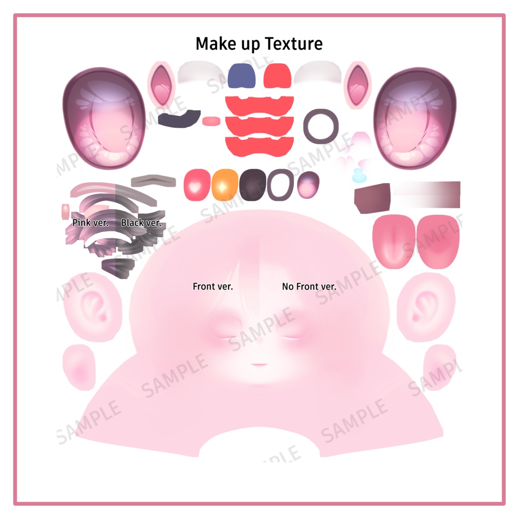 [セレスティア専用] Mood Eye & Pure Make up Textures For Selestia - BIYAN - BOOTH