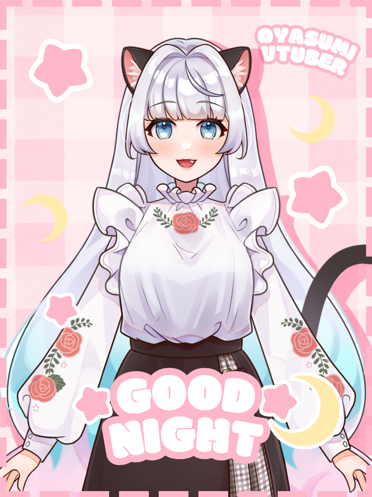 おやすみVtuberフレーム素材 - ほにゃららLIVERS【公式オンラインショップ】 - BOOTH