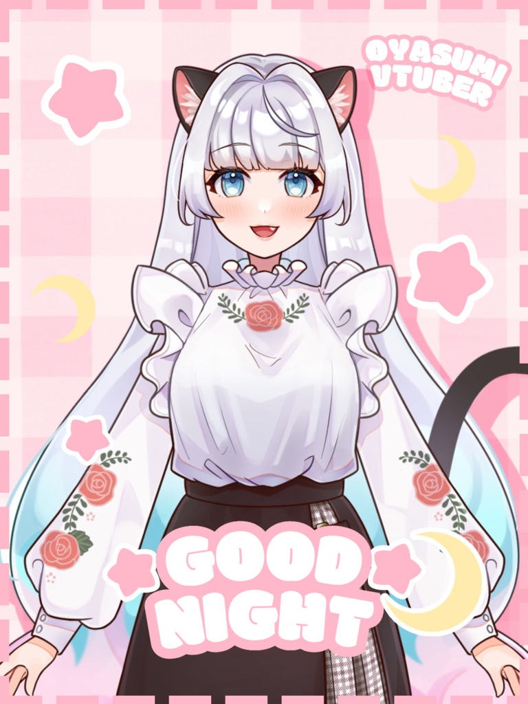 おやすみVtuberフレーム素材 - ほにゃららLIVERS【公式オンラインショップ】 - BOOTH