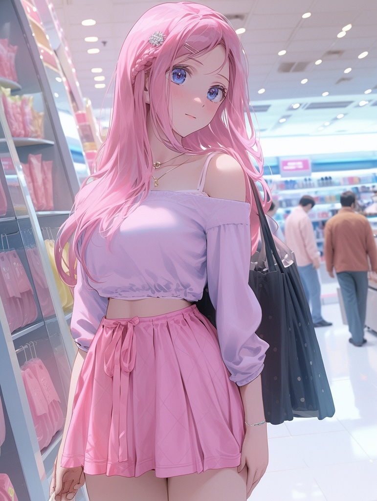 ショッピング中の女性（4枚） - murata-ai - BOOTH