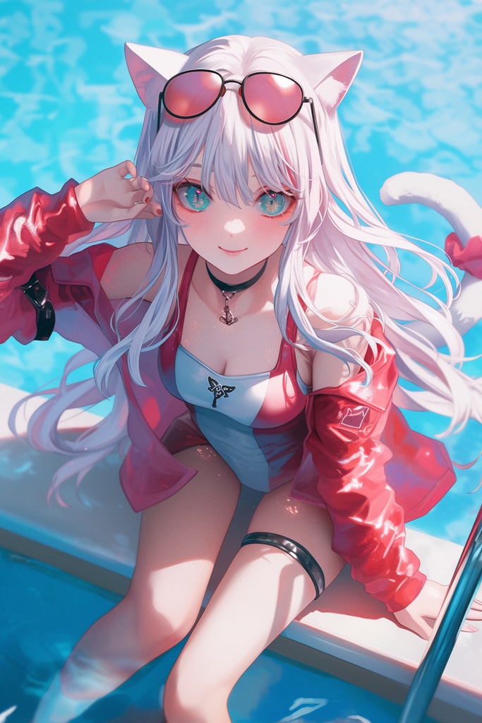 ライフセーバーの猫耳ちゃん - murata-ai - BOOTH