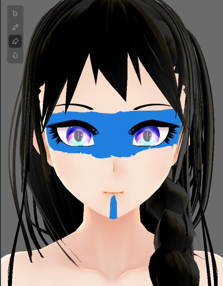 【Vroid】フェイスペイント Face paint anime style - Mjarta shop - BOOTH