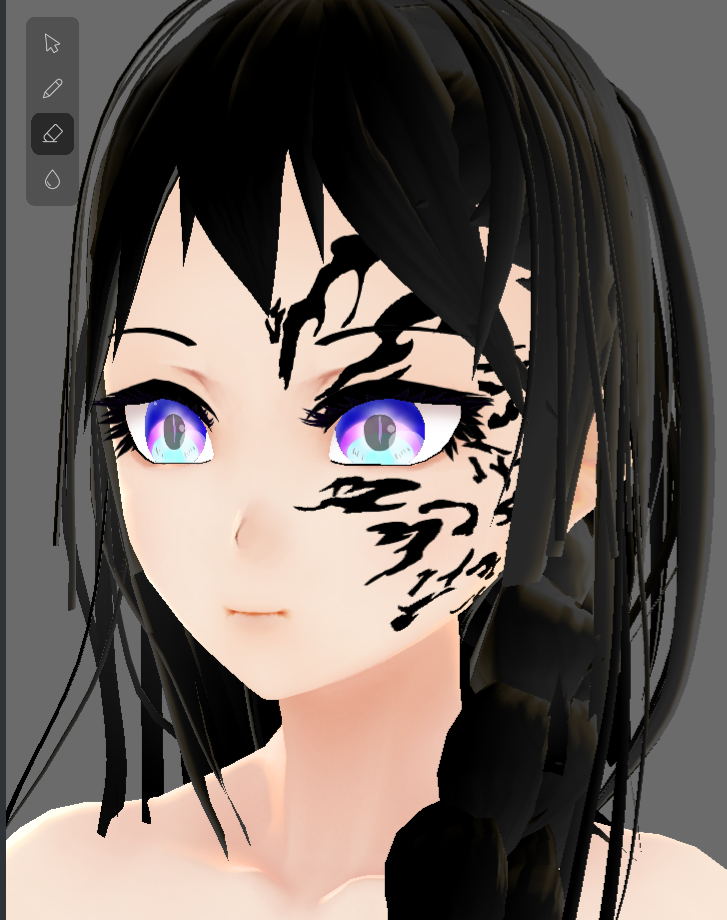 【Vroid】フェイスペイント Face paint anime style - Mjarta shop - BOOTH