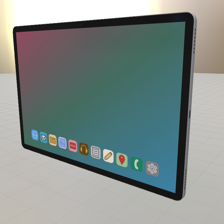 PCタブレット(FBX・GLB) - Lazulite 3D - BOOTH