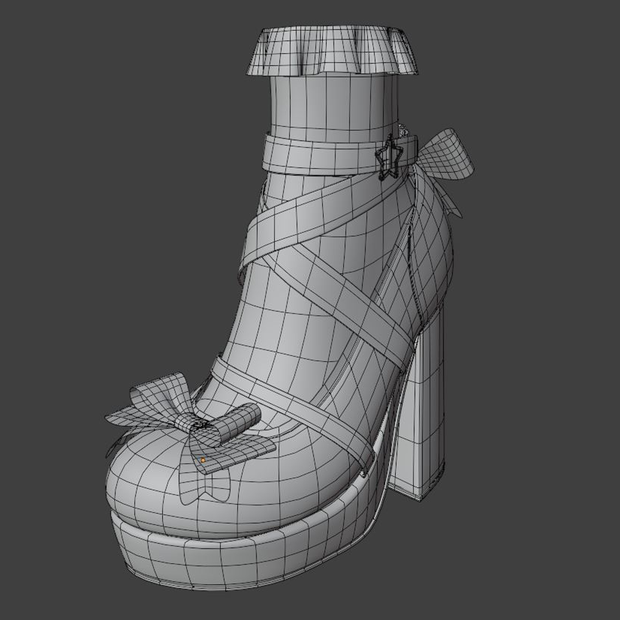 VRChat用の青いロリータシューズ / Blue Lolita Shoes for VRChat - newdmnsn - BOOTH
