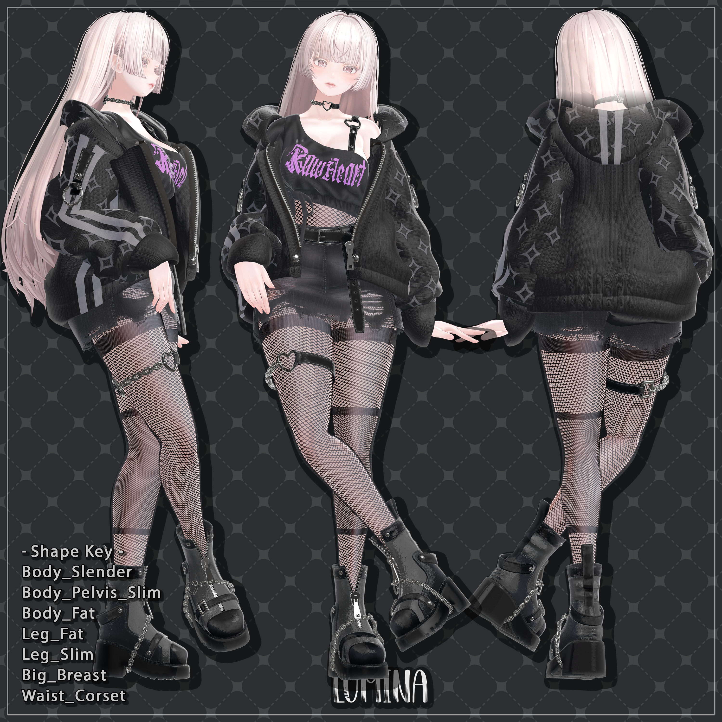 【16対応】 Nomad Street （ノマドストリート） 【VRChat想定】 - VTYLE - BOOTH