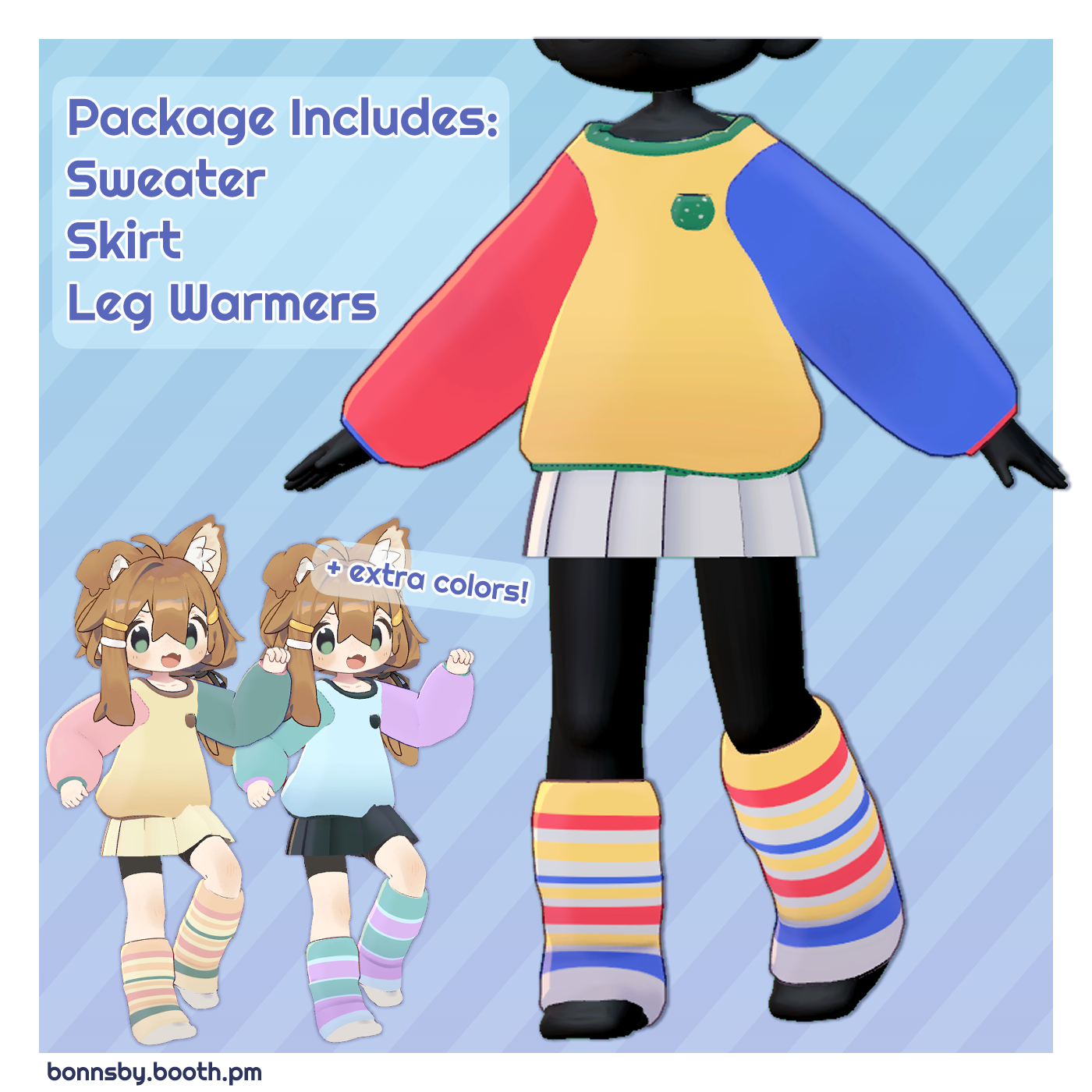 Colorful Wear v1.1 for まめひなた mamehinata - bonnsby - BOOTH