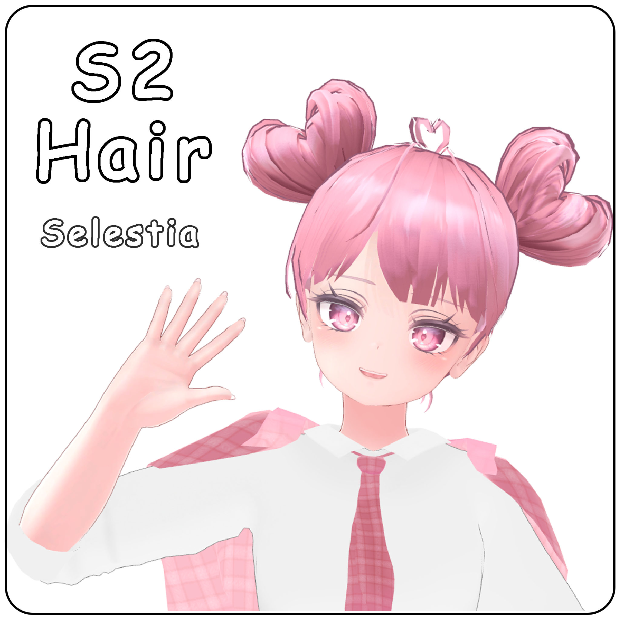 [VRC] S2 Hair - Poy - BOOTH