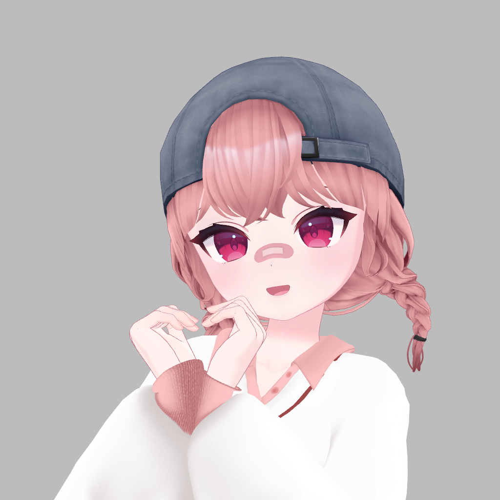 【VRC】 Cap Hair (16 Avatars) - Poy - BOOTH