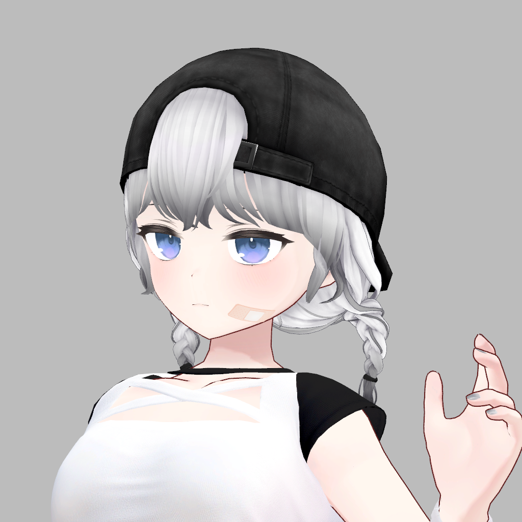 【VRC】 Cap Hair (16 Avatars) - Poy - BOOTH