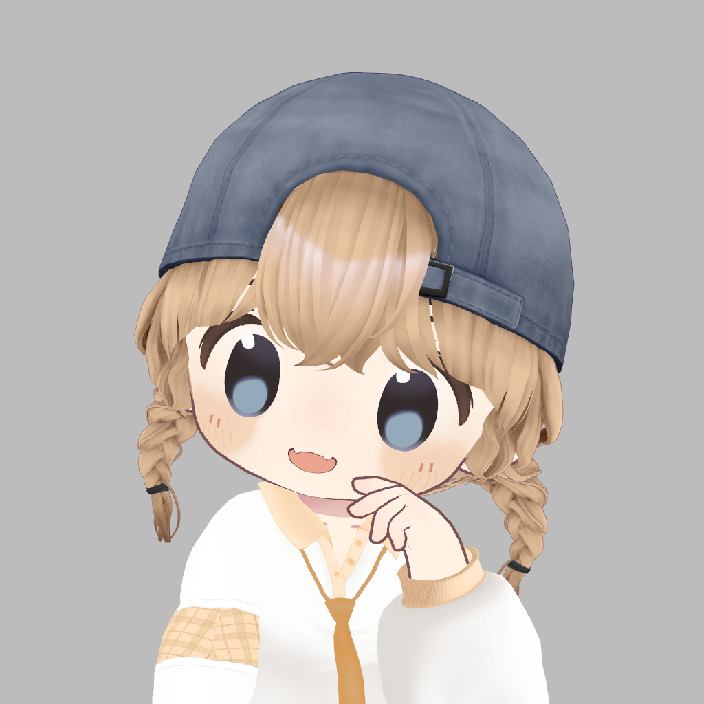 【VRC】 Cap Hair (16 Avatars) - Poy - BOOTH