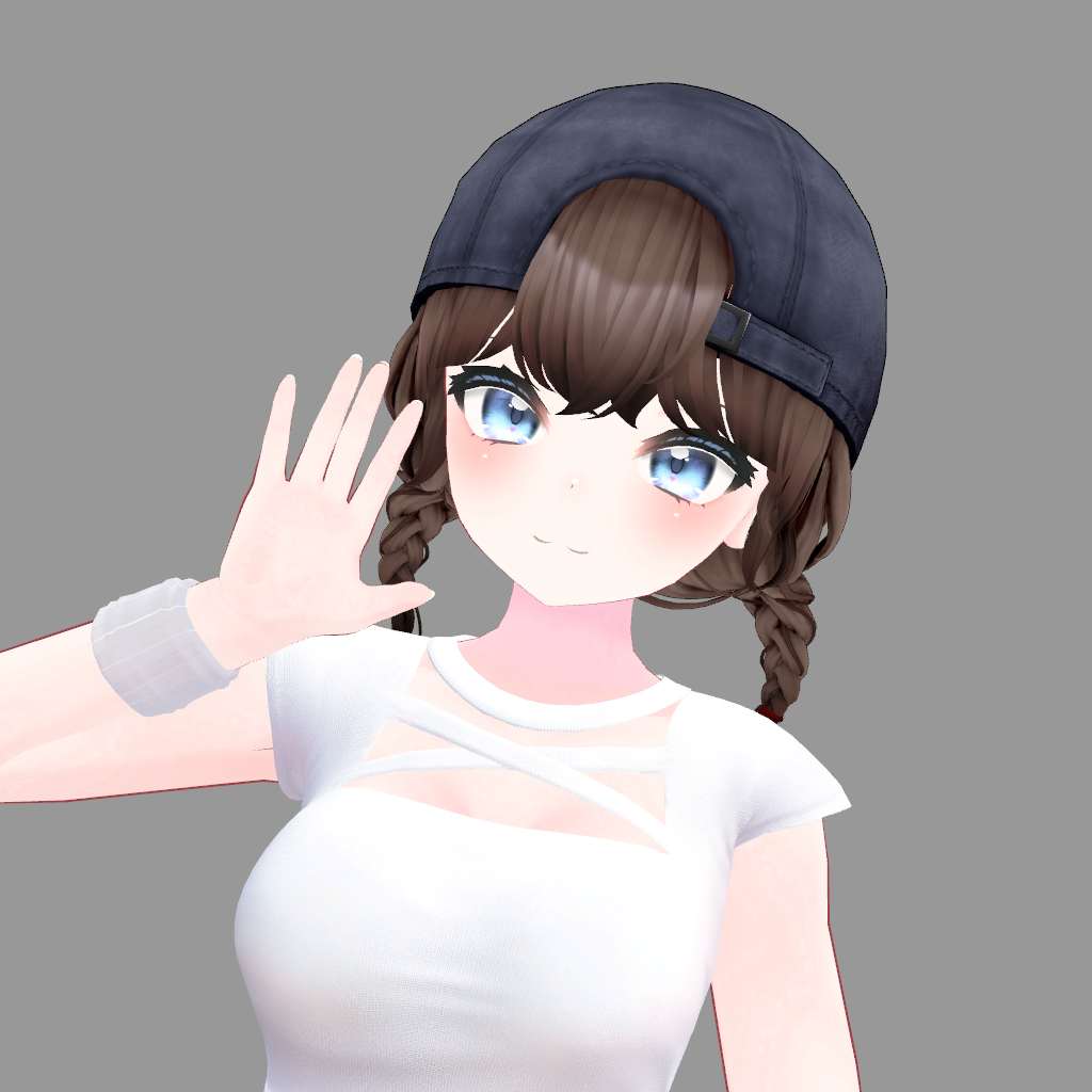 【VRC】 Cap Hair (16 Avatars) - Poy - BOOTH