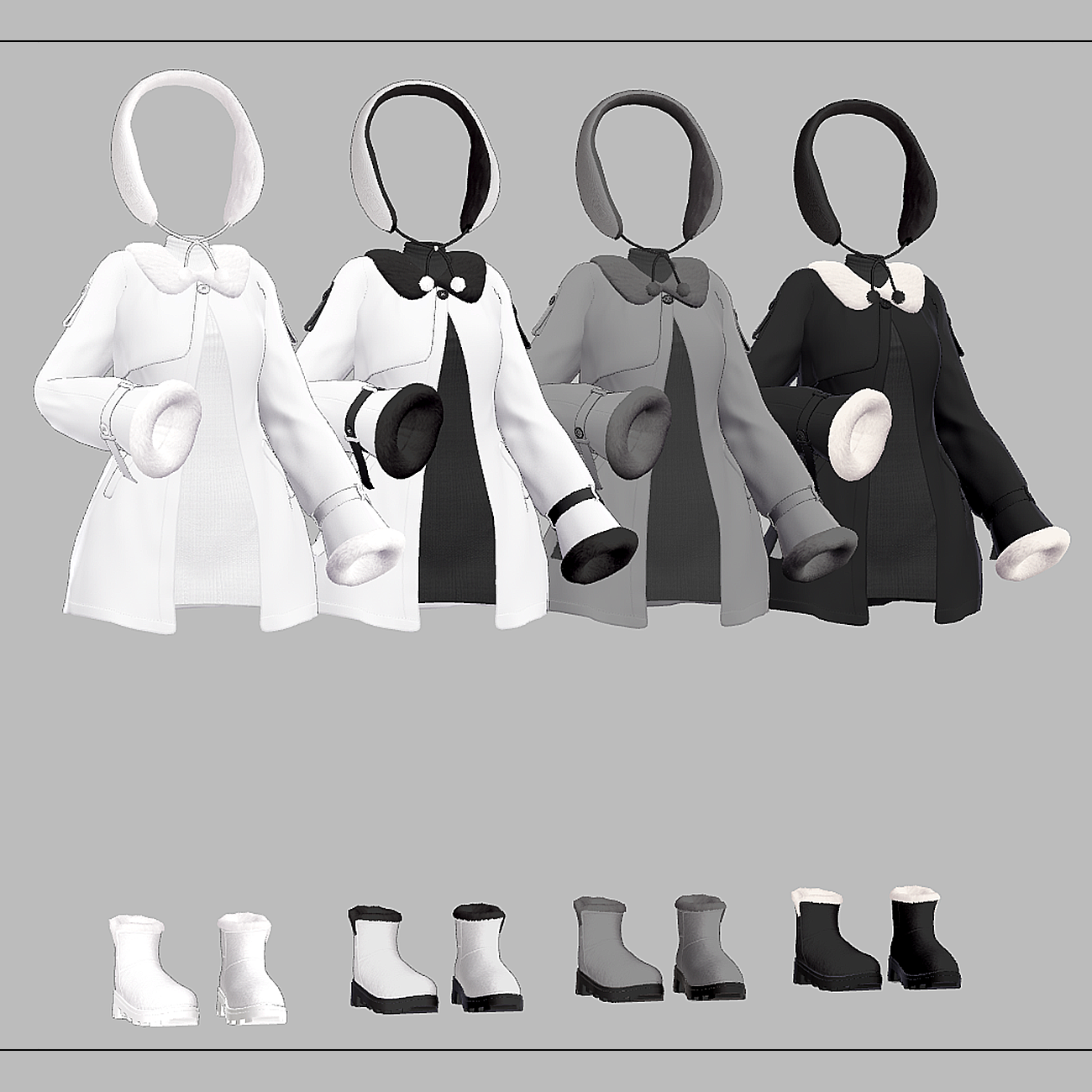 【VRC】 Latte clothes (9 Avatars 対応) - Poy - BOOTH
