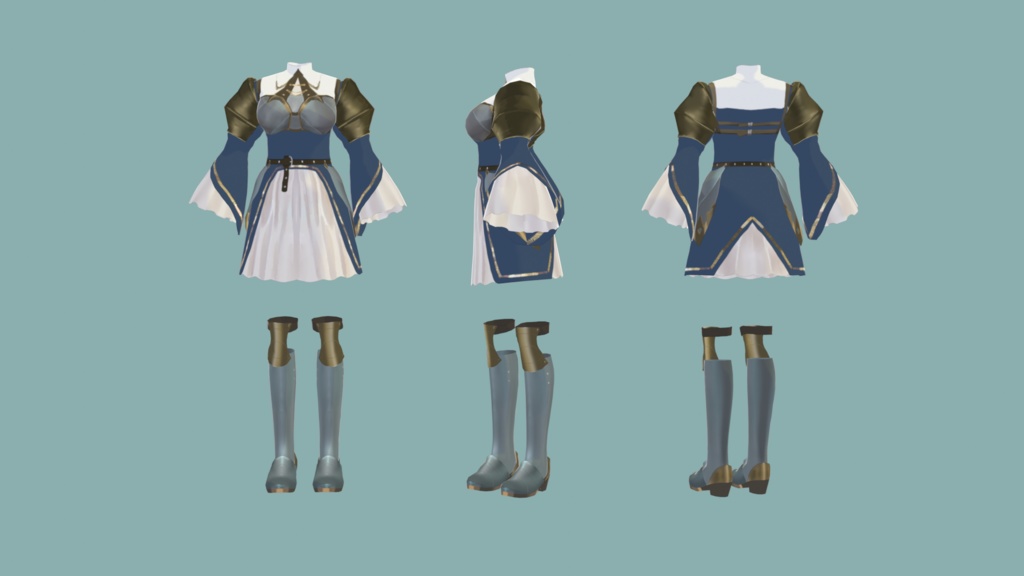 [VRoid] Lv.5 Knight Armor | 騎士の鎧 - MeroJ - BOOTH