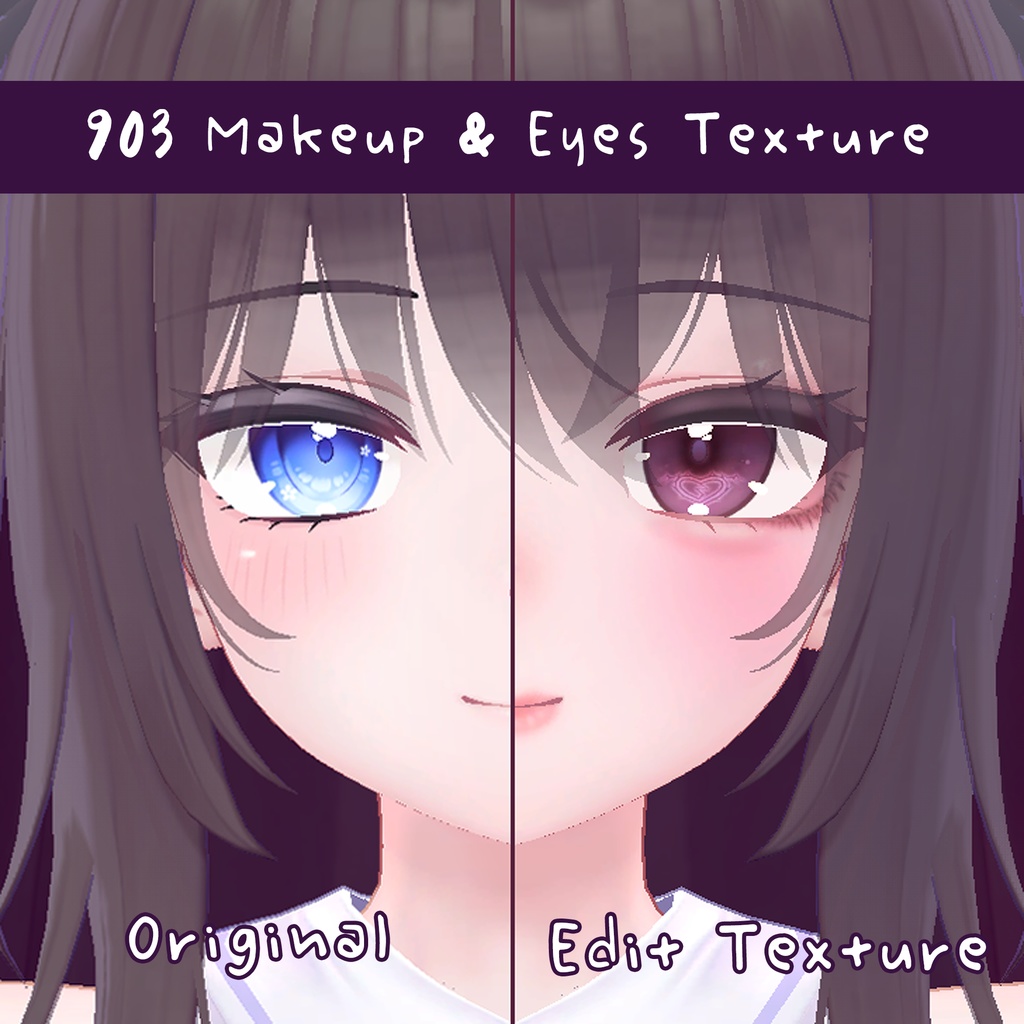 [ 萌 / Moe ] Heart Breaker Makeup & Eye Texture - xoxo-903 - BOOTH