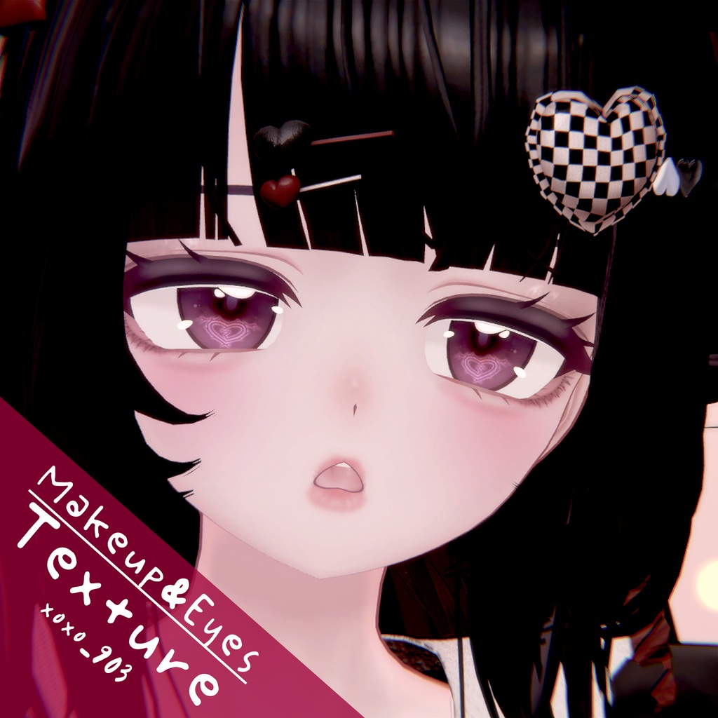 [ 萌 / Moe ] Heart Breaker Makeup & Eye Texture - xoxo-903 - BOOTH