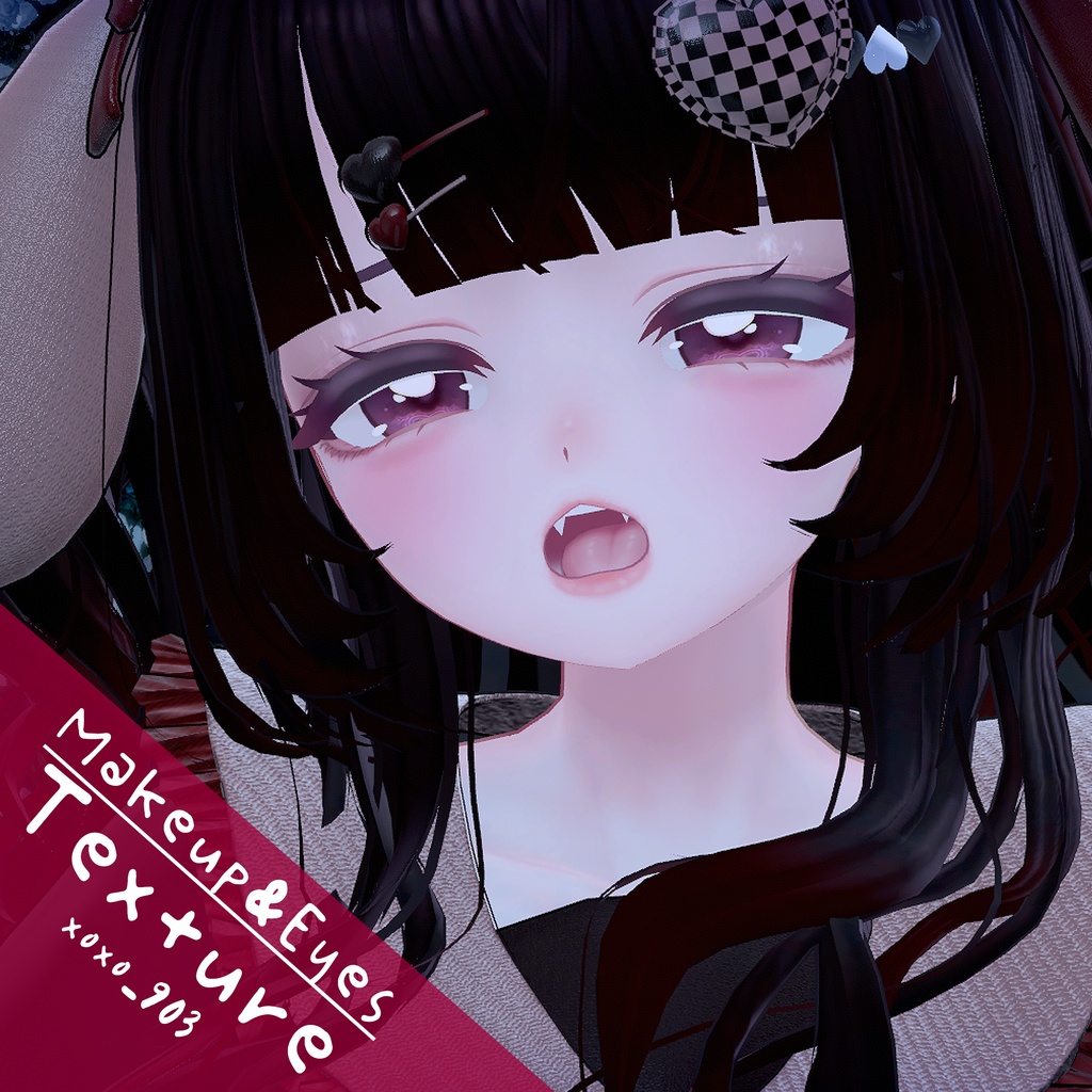 [ 萌 / Moe ] Heart Breaker Makeup & Eye Texture - xoxo-903 - BOOTH
