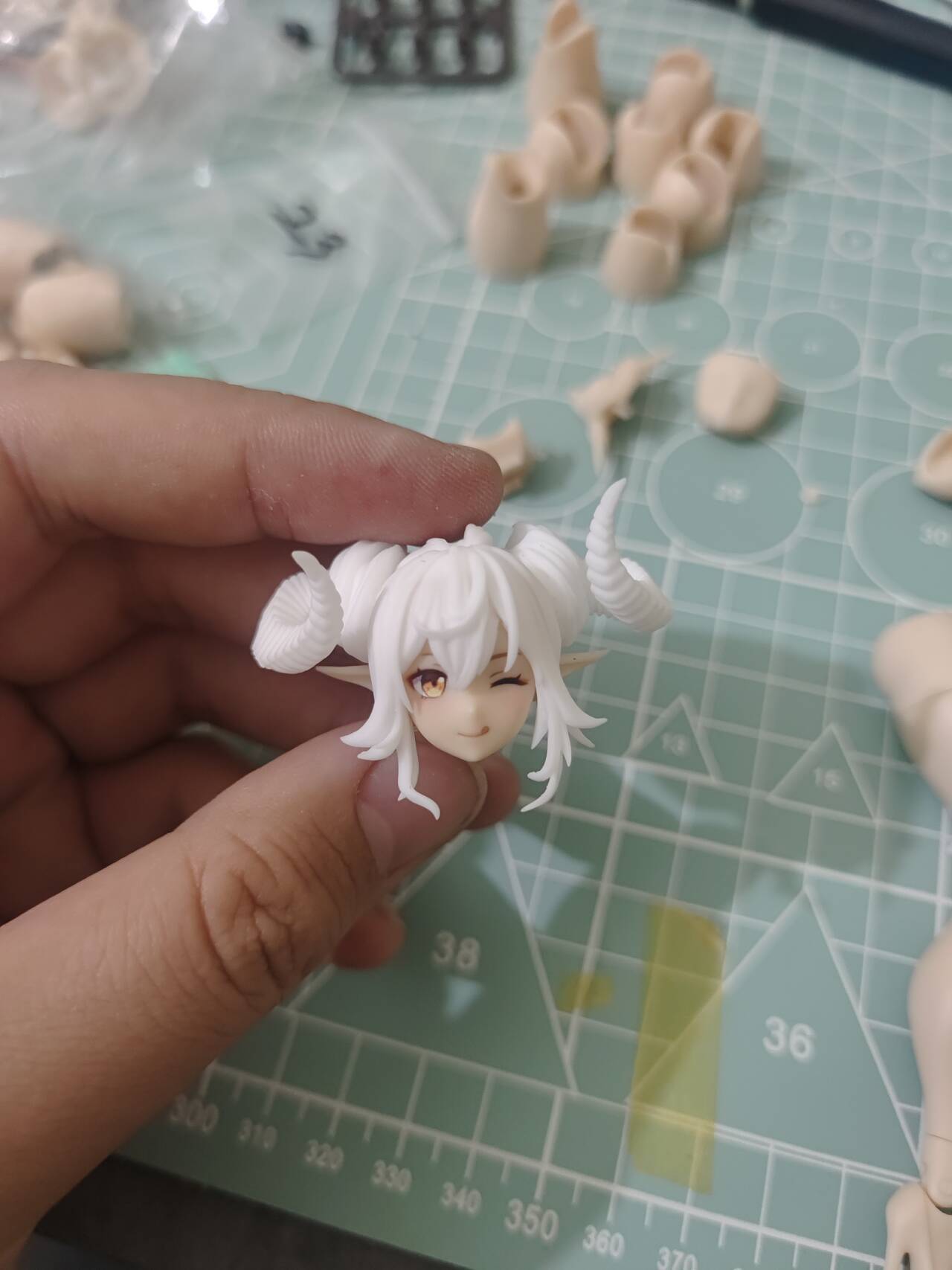 （X6）「XP肉改」悠久天塔紀元・龍姫ナワNaeva・頭/髪パーツ・メガミデバイス - ECHO Studio - BOOTH