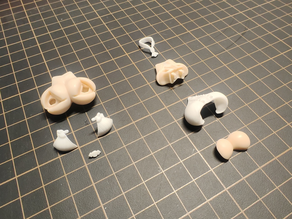 （X4）夏の胸パーツセット メガミデバイス・1/12 - ECHO Studio - BOOTH