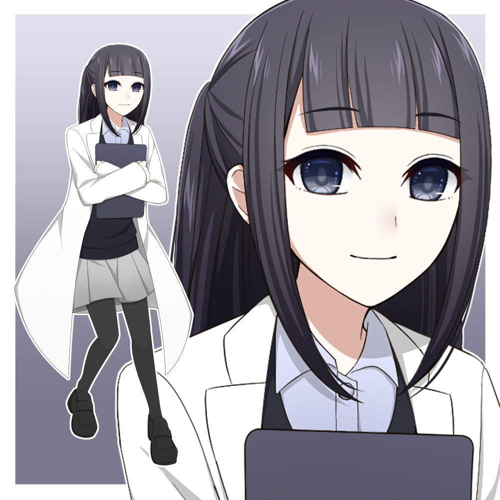 白衣を着た女性【表情差分10種+シルエット2種】 立ち絵素材販売中【廣瀬ふぶき】 Booth
