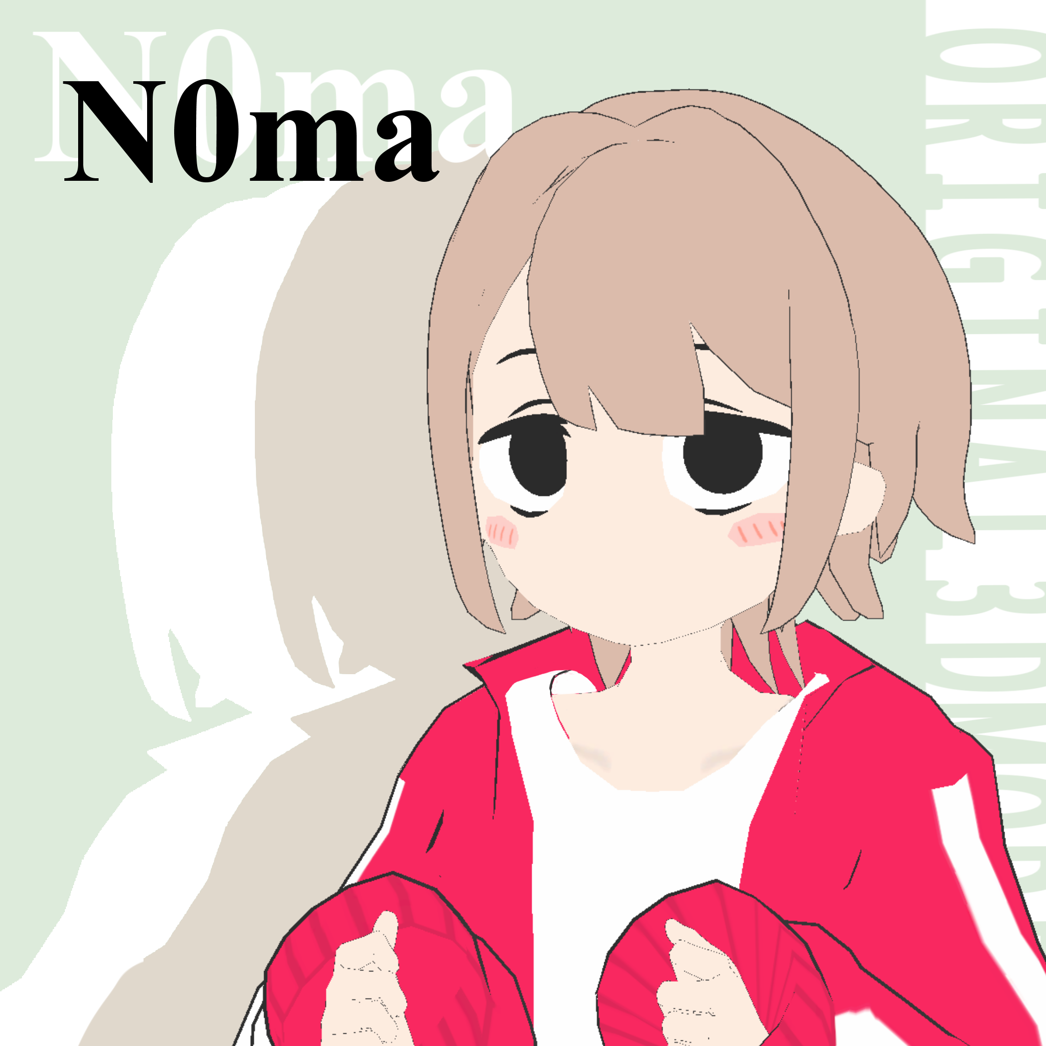 【VRChat想定オリジナル3Dモデル】N0ma【Free Download】 - Rime - BOOTH
