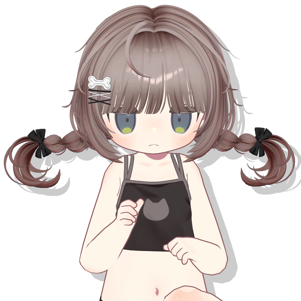 11アバター対応】 Chibi Girl Cutie Braid [REMAKE] - SOUR FLAVOR - BOOTH