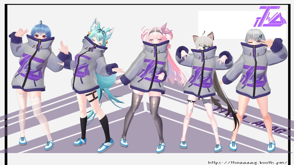 Jumper [Selestia, Imeris, Rindo, Miyo&Yugi, Xena] - TwT# - BOOTH