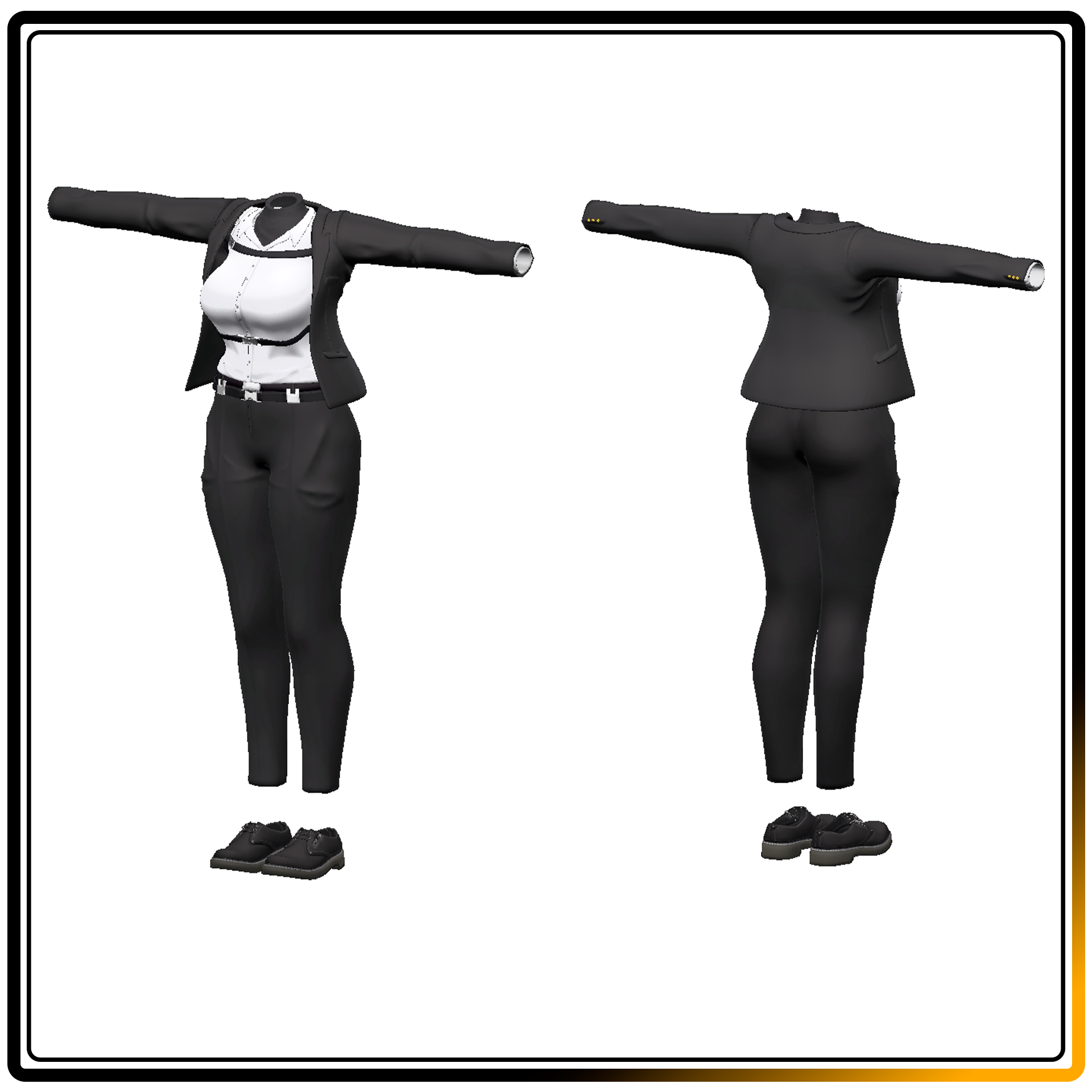 Shinano 3 outfits [ Beach Wear, Bodyguard Suit, Tech Wear] - TwT# - BOOTH