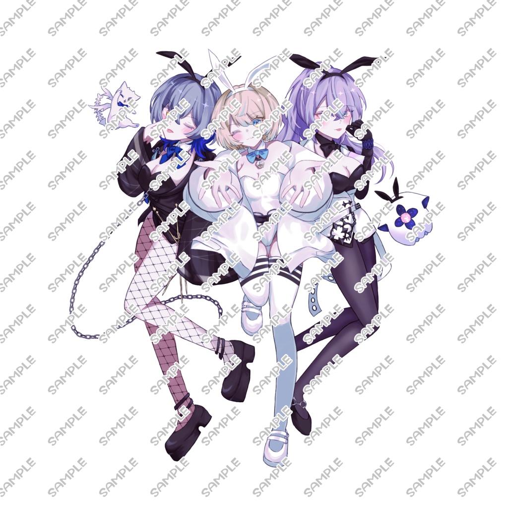 [非公式]HWBバニーアクリルスタンド - まっしろにゃんこ缶 - BOOTH