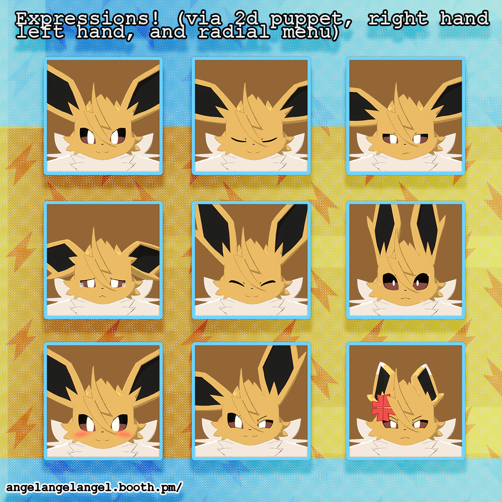 ROCKSTAR JOLTEON [VRC] - ANGEL INDUSTRIES - BOOTH