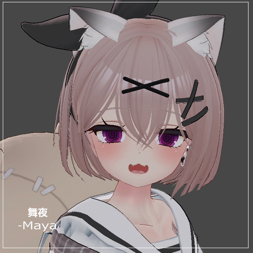 【舞夜(Maya)用】ぐるぐる＠＠アイ 目テクスチャ【VRC】 - まヵろにぐらたん - BOOTH