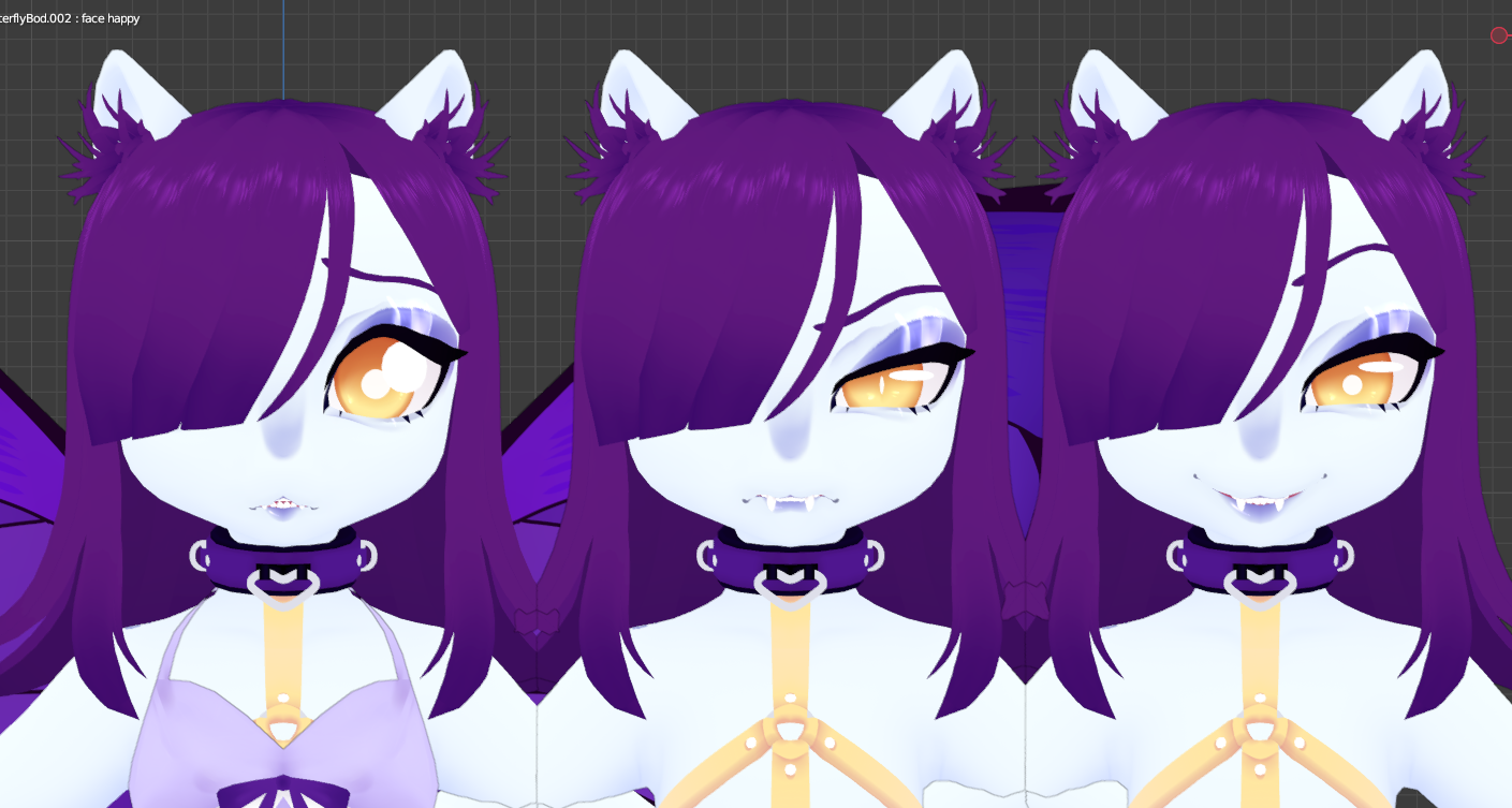 [VRChat] Butterfly model - Riceballer3D - BOOTH