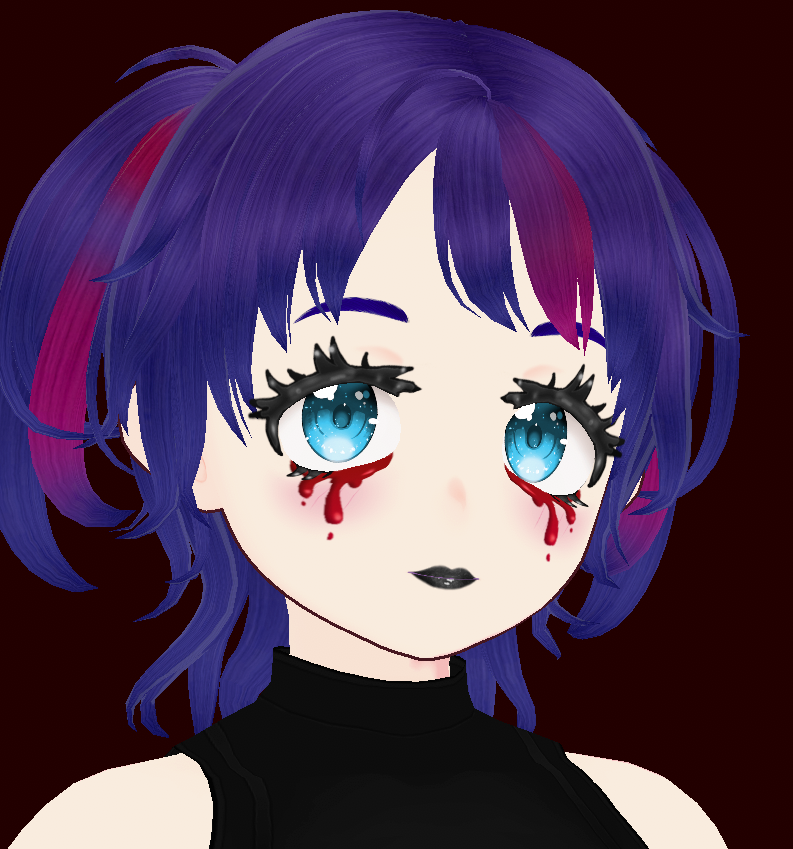 Creepy Eye Goop Makeup for VRoid Studio - Atelier Mahoulotl - BOOTH