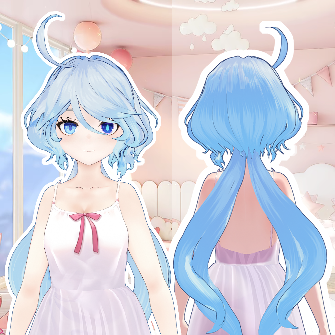 [Vroid] Free Hair Preset-Furina - 九九Jojo - BOOTH