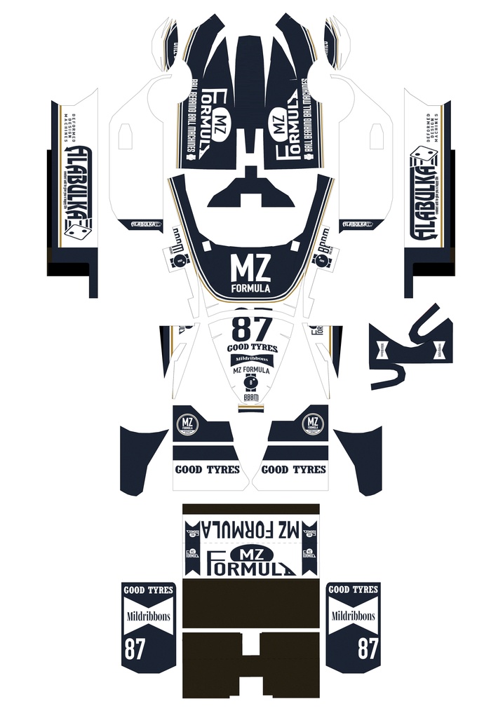 F87 ラッピングシート A - mz formula - BOOTH