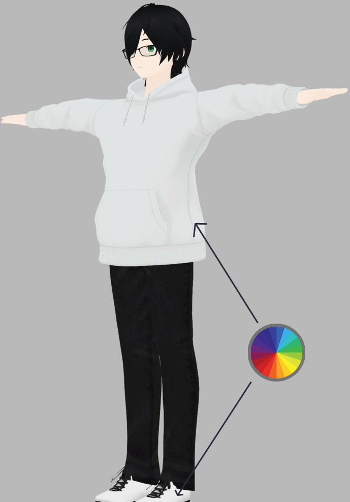 Kuro Ruku [VRChat Avatar] - Kaeti's VRChat Avatar Boutique - BOOTH