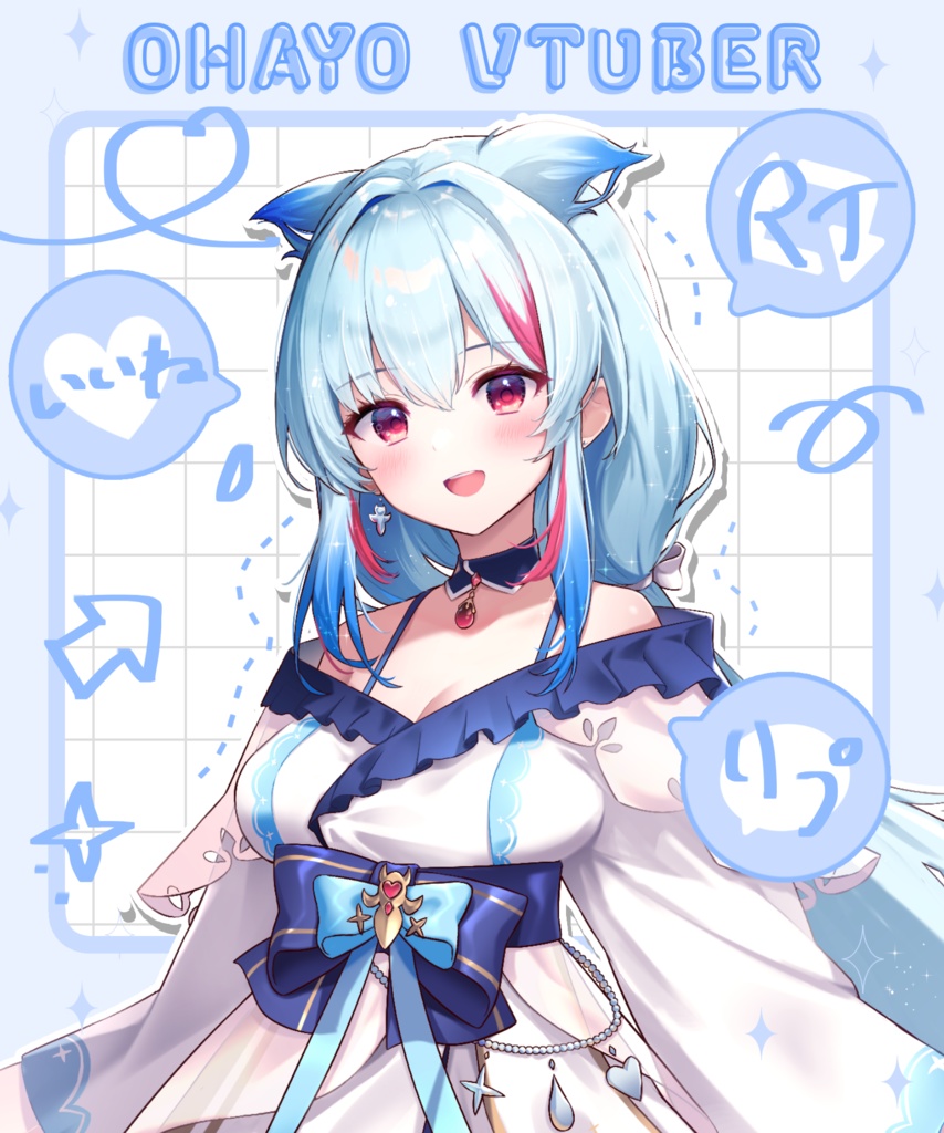 OHAYO VTUBER - unacco - BOOTH