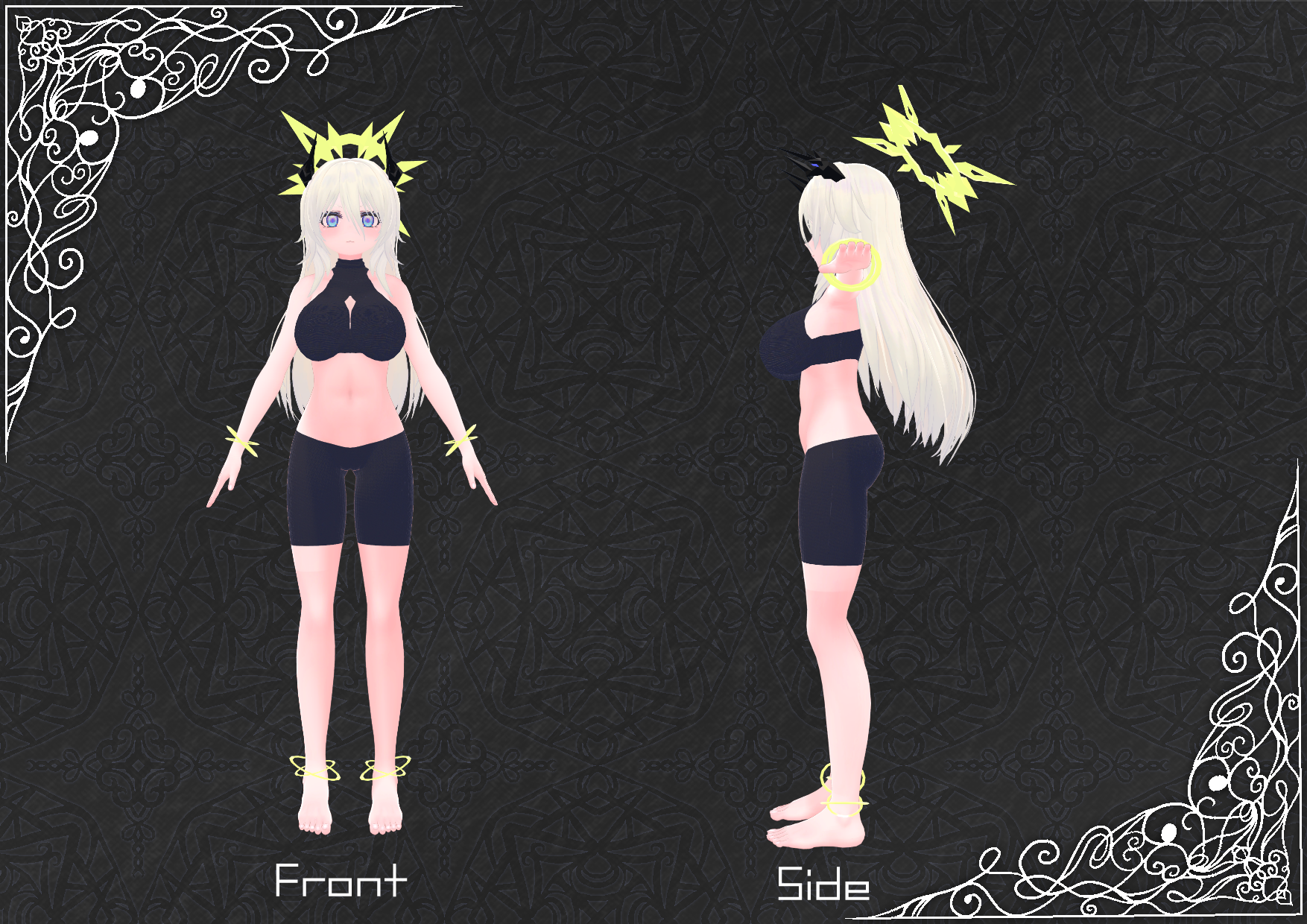 成長したネフィリムのネイ・ミルゼラピス(大人ver)【VRChat向けオリジナル3Dモデル（アバター）】 - クアシスの箱庭 - BOOTH